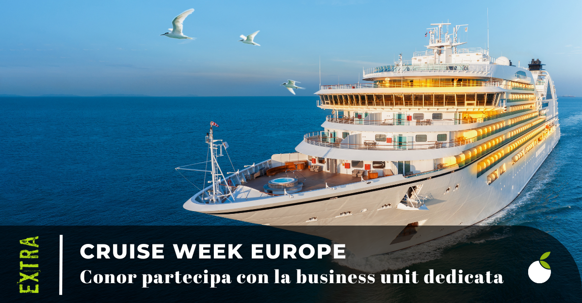 At Cruise Week Europe for its maritime network | Conor